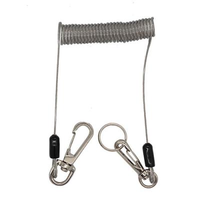 Cina Prevenzione delle cadute degli utensili Lanyard a bobina di filo trasparente per il lavoro in altezza in vendita