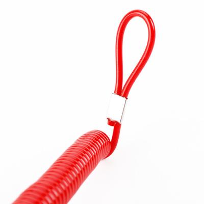 Cina Corde di poliuretano estensibile, bobina flessibile, cordone rosso allungato in vendita