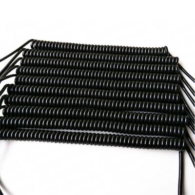 Cina Cavo arrotolato su ordinazione di spirale di TPU multiuso con colori nero 1,2 - 8.0MM in vendita