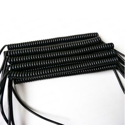 Cina Cavo arrotolato su ordinazione di spirale di TPU multiuso con colori nero 1,2 - 8.0MM in vendita