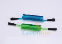 China Custom Coiled Cable Leash for Children Retractable Plastic Wire Spring Coil 1.2-8.0mm for sale