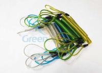 China Customizable Safety Bungee Coil Lanyard Hand Tool Tether 120mm Loop Crimp for sale
