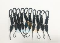 China Detachable Loop Clip Polyurethane Coiled Security Tethers for sale