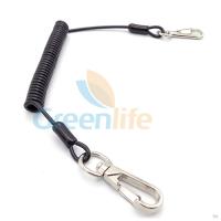 China Greenlife 1.5m 5.0mm Split Ring Spring Tool Lanyard for Fall Protection for sale