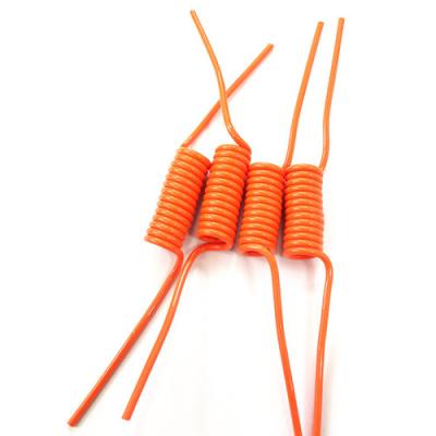 Cina Cavi lunghi della bobina di Polyurethan della coda di spirale 10CM di TPU 5CM in vendita