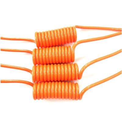 Cina Cavi lunghi della bobina di Polyurethan della coda di spirale 10CM di TPU 5CM in vendita