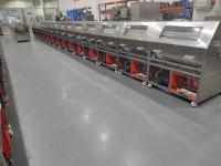Quality PLC Touch Screen Control Rotary Cage Soft Capsule Tumbler Unit With Four 50kg for sale
