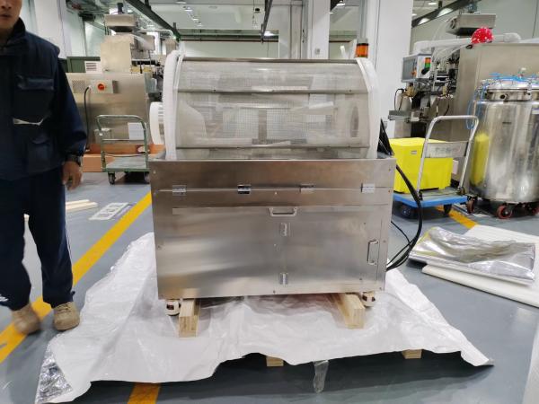 Quality 3 Groups Rotary Cage Soft Capsule Tumbler Dryer With 50kg 4 Section Rotating Cage for sale