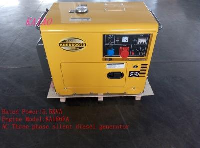 Китай 5KVA малые тепловозные резервные генераторы селитебные, малошумный тепловозный генератор продается