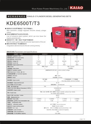 Китай 5KVA малые тепловозные резервные генераторы селитебные, малошумный тепловозный генератор продается