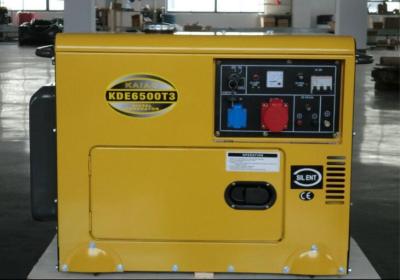 Cina certificazione stabilita del CE di inizio 5KVA di potere diesel portatile elettrico del generatore di corrente in vendita
