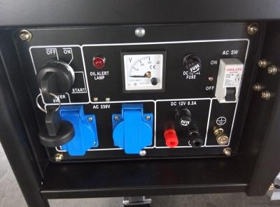 Cina Potere massimo diesel aperto del generatore 3KW di monofase di CA, 640*480*530mm in vendita