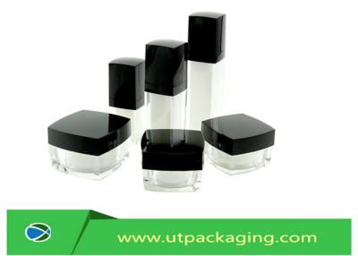 China Square Cosmetic cream jar face cream Acrylic jar lotion bottle 30g  50g for sale