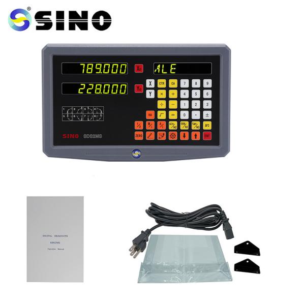 Una CINO scala lineare di vetro di 2 di asse di Digita della lettura della prova di strumento corredi del sistema SDS 2MS DRO per il tornio di macinazione TTL