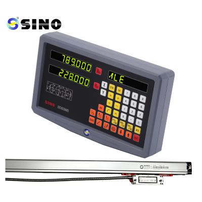 China SINO SDS2MS 2 Ejes Lectura digital con pantalla LED para torno, sistemas de medición DRO multifunción en venta
