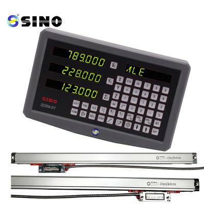 中国 SINO SDS6-3V デジタル読み出し DRO 3 軸 1um ガラスリニアスケールメーター旋盤機 販売のため