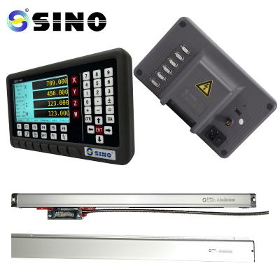 China Lecturas generales Medidor de pantalla digital de metal Sino SDS5-4VA con pantalla LCD de cuatro ejes DRO en venta