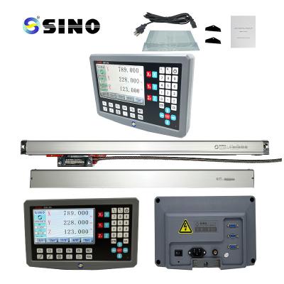 China 3-assige freesdraaibank met LCD DRO lineaire schaal optische encoder SDS2-3VA Te koop