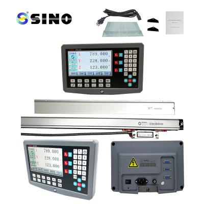 China 3-assige freesdraaibank met LCD DRO lineaire schaal optische encoder SDS2-3VA Te koop
