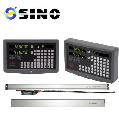 Cina Scala lineare del tornio SDS6-2V dei 2 di asse CINO di Digital di lettura codificatori di macinazione DRO + KA300 del sistema in vendita