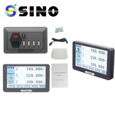 China SINO SDS200S 3 Axis LCD Full Touch Screen Digital Readout Kits DRO Grating Ruler Rotary Encoder for sale