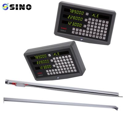 Cina 2/3 Asse di lettura digitale Codificatore lineare in vetro SINO KA600-1400mm Precisione 1μm Scala lineare DRO in vendita