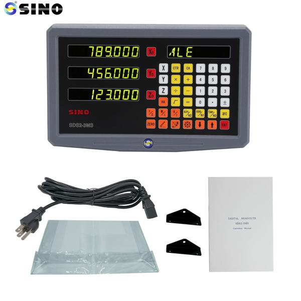 2 Axes Metal LCD Full Touch Screen Milling Machine DRO 0.005mm Resolution Practical