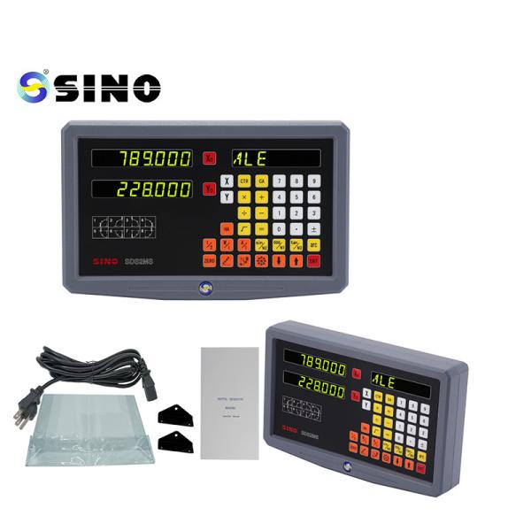 2 Axes Metal LCD Full Touch Screen Milling Machine DRO 0.005mm Resolution Practical