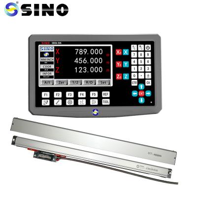 China Sensor de vidro DRO Display Escala linear Sistema de leitura digital 3 eixos SINO SDS6-3VA leitura LCD à venda