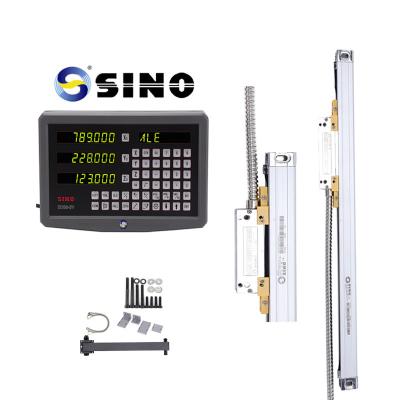 China SDS6-3V Display digital y SINO KA Lineal de cristal de rejilla de regla para ayudar en el fresado y la operación de la máquina herramienta en venta