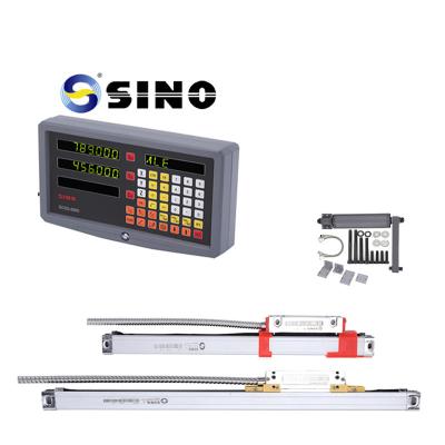 Display digitale SINO SDS2-3MS a 3 assi nella lavorazione del tornio di fresatura