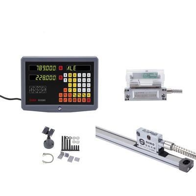 China SDS 2MS DRO Kits Escala linear de vidro para moagem de torno TTL SINO 2 eixo Sistema de instrumentos de teste de leitura digital à venda