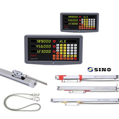 中国 SINO SDS2-3MS デジタル読み取りシステム 15VA 実用的な3軸DRO プラスチック用線形スケールDROシステム 販売のため