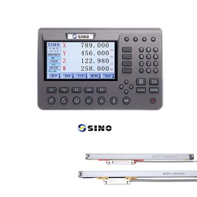 中国 2軸デジタル読み取り DRO SINO SDS200 デジタル読み取り 240V メタル用線形エンコーダースケール 磨き機用 販売のため
