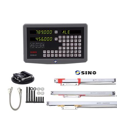 China Lectura digital de 2 ejes SINO SDS6-2V DRO con kits LED de metal Dos reglajes lineales para fresadora en venta