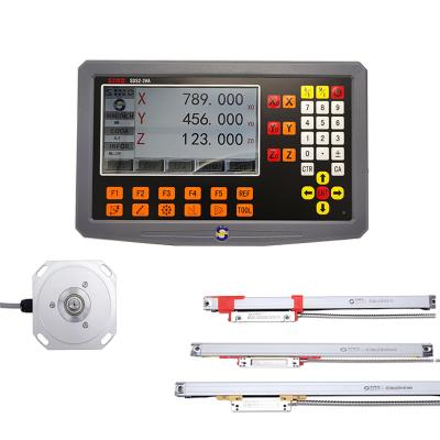 China SINO DRO SDS2-3VA 3 Achsen Digitale Ablesung mit 5 Mikron linearen Encoder für Drehmaschine Fräsmaschine zu verkaufen