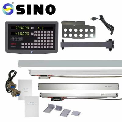 China Large Size Metal Milling Machine DRO Manual 2 Axes RS232-C Output for sale