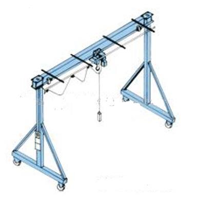 China Workshop gantry crane 500kg for sale