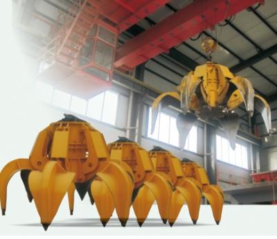 China Two Ropes Orange Peel Grab used on crane for sale