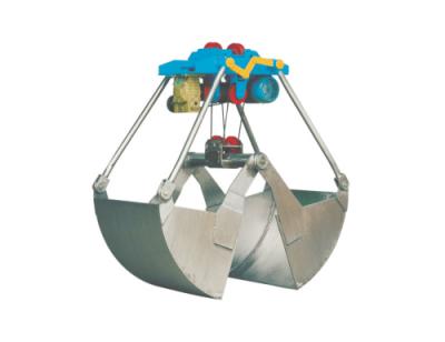 China Material Handling Electric Stainless Steel Grab Bucket for sale
