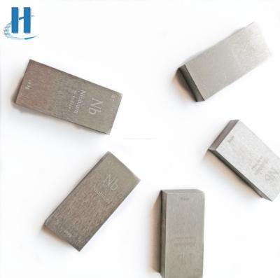 Cina Niobio puro cubo Niobio metallo 99,99 Niobio puro ingolo di massa per l'industria in vendita