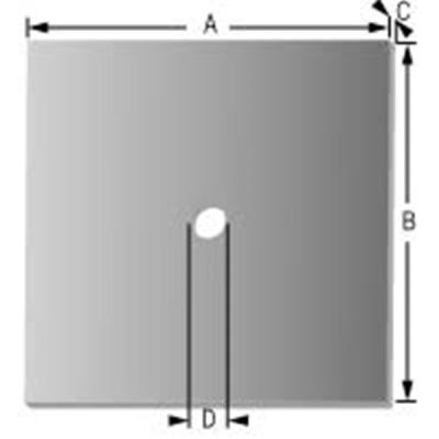 China EMC Chamber Rf Ferrite Tile Absorber 6.7mm 5.2mm Height for sale