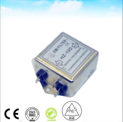 China 100vdc 250vAC Ac 20a Linha Rfi Emi Filtro de ruído para alimentação eléctrica de dois estágios à venda
