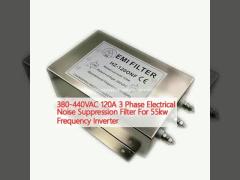 380-440VAC 120A Filtro de supressão de ruído elétrico de 3 fases para inversor de frequência de 55kw