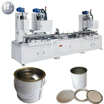 China Paint Tin Can Making Machine 60cpm High Speed Seaming Flanging Combinated Production Machines for sale