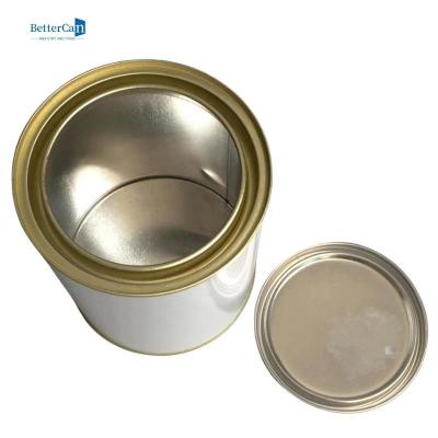China 1liter Small Round Tin Can Components D105mm Chemical Cans Making Accessories High Precision for sale