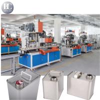 China 30cpm Automatic Tin Can Making Machine for 1 Gallon Empty Thinner Tin for sale