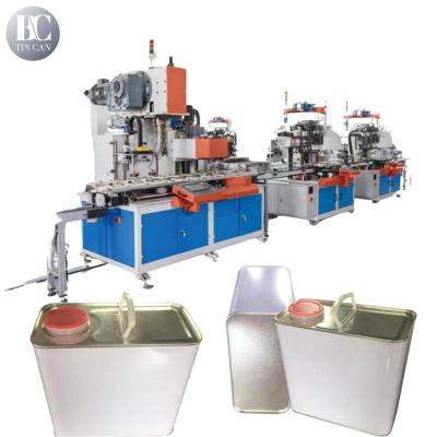 China 1 Gallon Food Oil Cans Making Machine 30cpm for Palm Oil Tin for sale