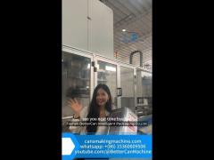 Máquina de fabricación de latas de estaño automática rectangular integrada de tamaño pequeño de 35 cpm