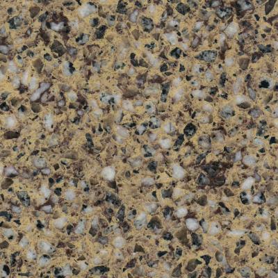 Cina Superficie artificiale popolare del solido delle mattonelle di pavimentazione della cima di vanità del controsoffitto della lastra della pietra del quarzo P33 per il bagno della cucina in vendita